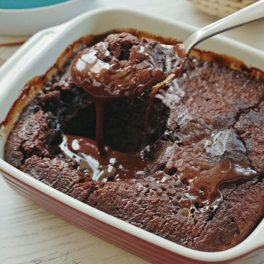 Old-Fashioned Chocolate Cobbler With Gooey Fudge Sauce – Blessedish