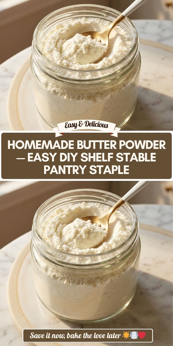 Homemade Butter Powder – Blessedish