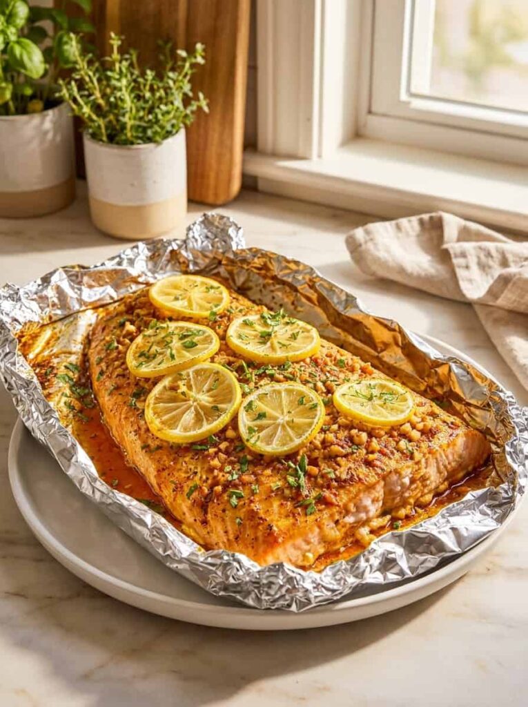 Baked Lemon Garlic Salmon – Blessedish