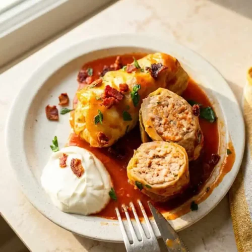 Polish Stuffed Cabbage Rolls (Gołąbki) – Blessedish