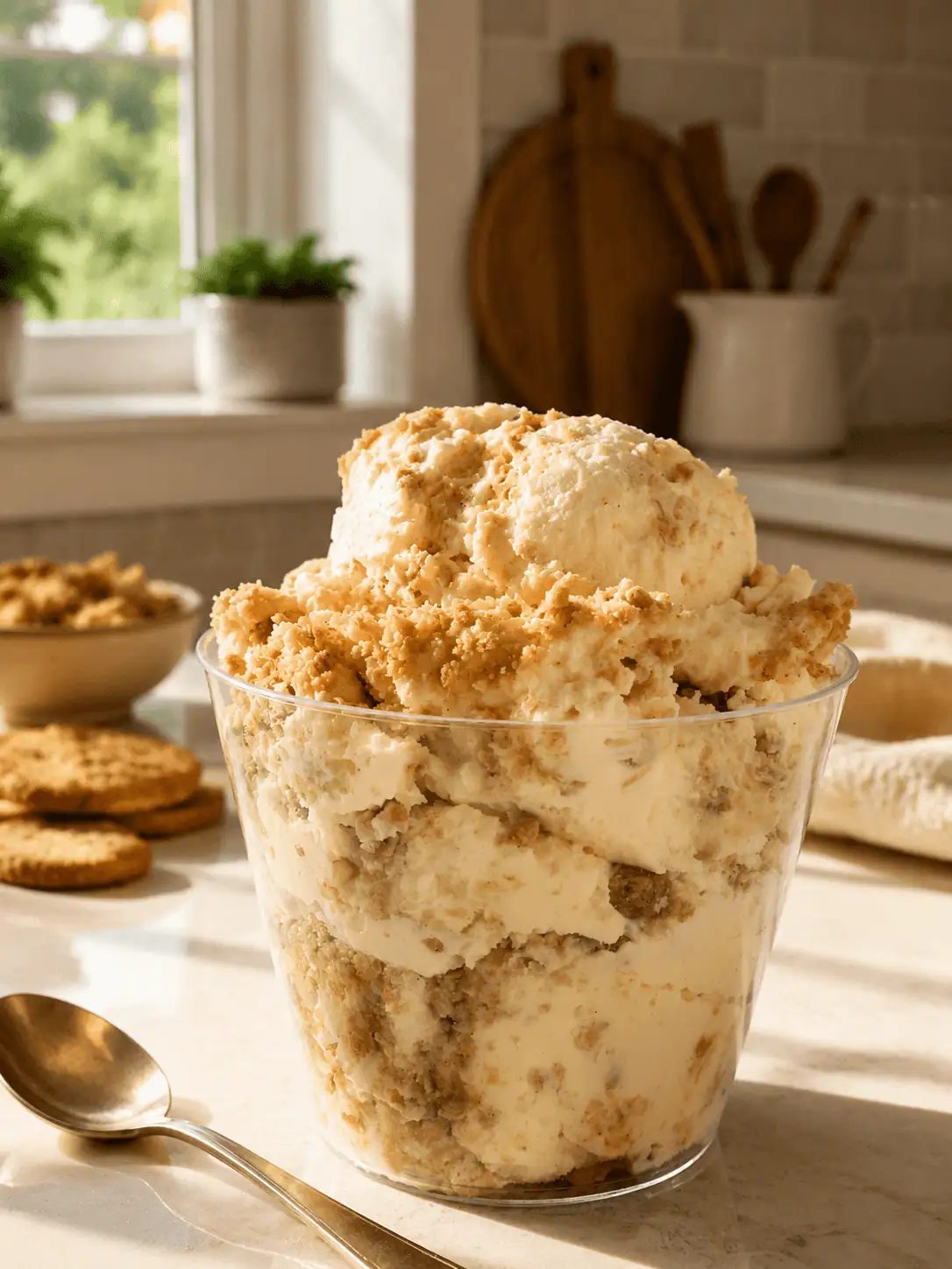 Protein Biscoff Banana Pudding Fluffy Yogurt – Blessedish
